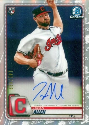 Sports / Autograph / Chrome Rookie Autographs/Cleveland Indians/Topps ...
