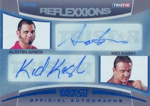 R2-17 [AUTOGRAPH CARD] : AUSTIN ARIES & KID KASH (with handwritten ...