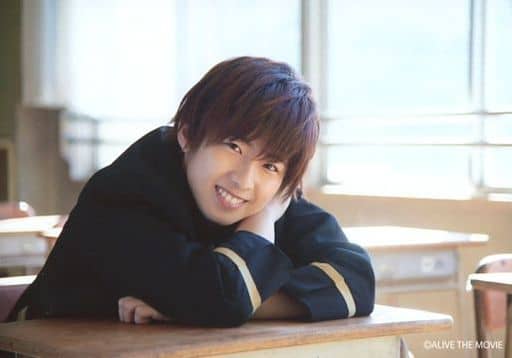 Ryusei HOTTA (Sora OHARA) / Horizontal, Upper-body, Costume Black, Sitting, Both Hands on the ...