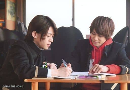 Official photo (male) / actor Shin'ichiro Ueda (Ren MUNAKATA), Chiharu Sawashiro (Nozomi Nanase ...