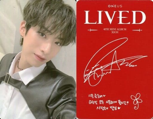 Collection Card (Male) / CD [LIVED] Enclosed Special Photo Card Oneus ...