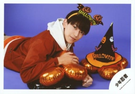 Boy Ninja / Ryusei Fukata / Horizontal, Knee-High, Costume red brown ...