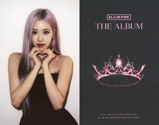 BLACKPINK / rose / CD "1st FULL ALBUM THE ALBUM" special photo card ...