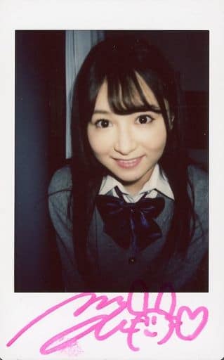 Official photo (female) / Gravure idol ☆ Moe Hirano / with handwritten signature / Blu-ray ...