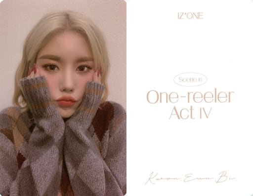 Collection Card (Female) / CD "Reeler Act IV" (Scene #1 ver.) Enclosed Special Photo Card IZ*ONE ...