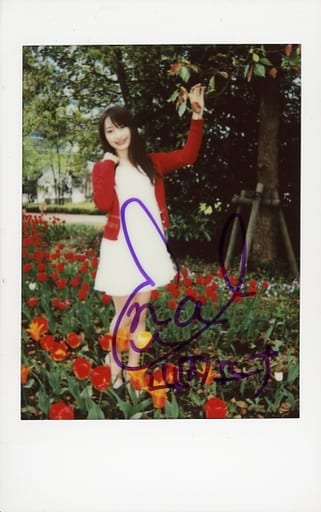 Official photo (female) / model ☆ Yamauchi Elena / with handwritten ...