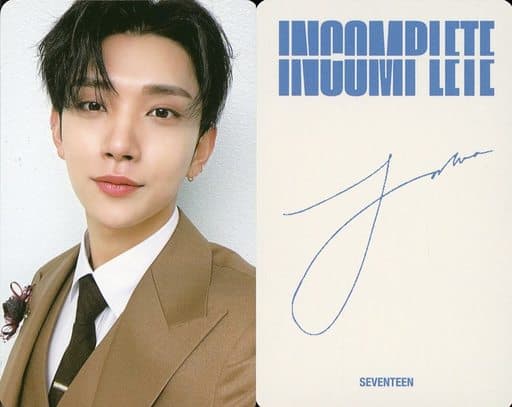 Seventeen / JOSHUA / back side print with signature / DVD 「 2021 ...