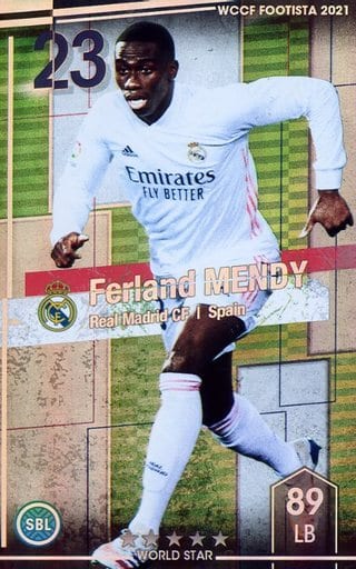 WCCF/LB / ★★★★★/ Real Madrid CF/FOOTISTA F21-7 F21R [★★★★★]:[code not guaranteed] Ferland Mendy ...