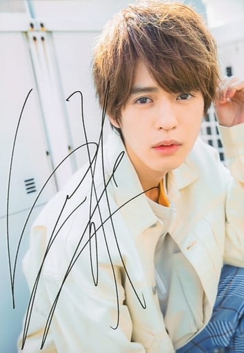 Official photo (male) / actor So Okuno / Print with signature / "JUNON ...