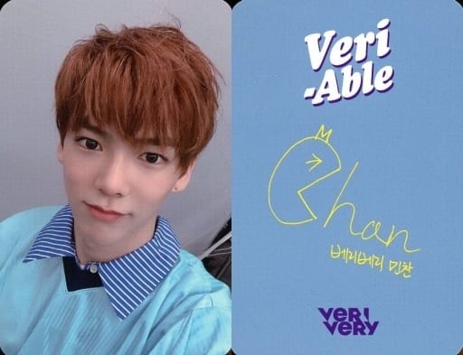 VERIVERY / Minchan (Minchan) / Back light blue / Printed with signature ...