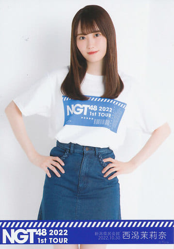 Official photo (AKB48 / SKE48) / idol / NGT48 Nishikata 茉莉奈 / Hiagari-Niigata Civic Center 2022. ...