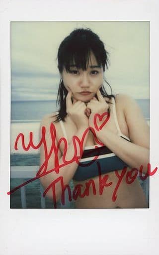 Official photo (female) / Gravure idol Yukina Uehara / With autograph and message / DVD-Special ...