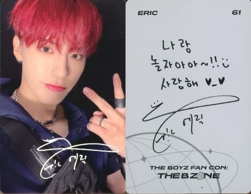 61 [Special] : THE BOYZ/ERIC / HOLOSPEC PRINT with signature / "THE ...