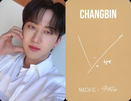 Stray Kids/Changbin / Print with signature / "NACIFIC×Stray Kids" ィーガン ...