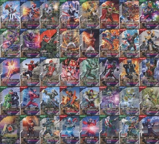 Kamen Rider Battle Gamba LEGENDZ 1 Rare & Normal Rare Complete Set ...