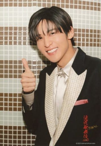 Official photo (Johnnys) / idol / Snow Man Snow Man / Meguro Ren / Upper body / "Takizawa Kabuki ...