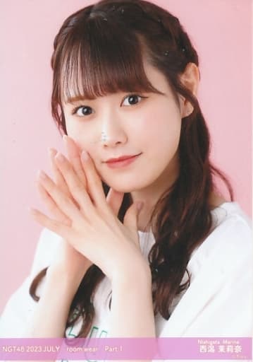 Nishikata 茉莉奈 / Bust up / NGT48 July 2023 Individual Official photo Vol. 2 Part1 "2023. JULY ...