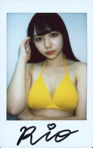 Official photo (female) / Gravure idol ☆ Rio Nitta / with handwritten signature / DVD ...
