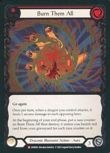 UPR005[M]:(Cold Foil)Burn Them All | Toy Hobby | Suruga-ya.com