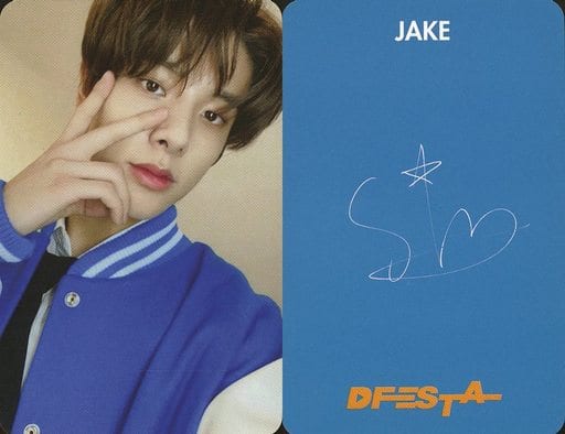 ENHYPEN / Jake (JAKE) / Back side printing with signature / Photo ...