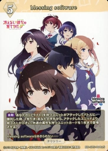 BB-SHS-004aN [N] : blessing software / Megumi Kato | Toy Hobby | Suruga-ya.com