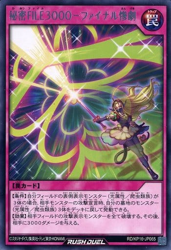 RD/KP16-JP065 [R] : Secret FILE3000 - Final Tragedy | Toy Hobby | Suruga-ya.com