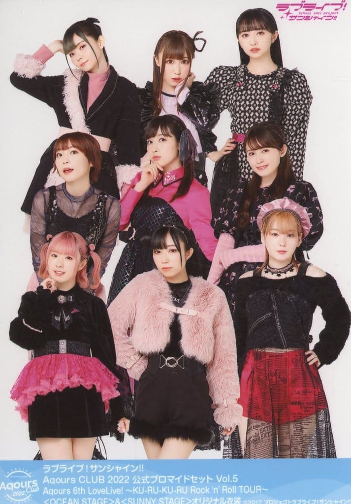 生写真(女性)/声優/Aqours Aqours/集合(9人)/Aqours 6th LoveLive! ～KU-RU-KU-RU Rock ...