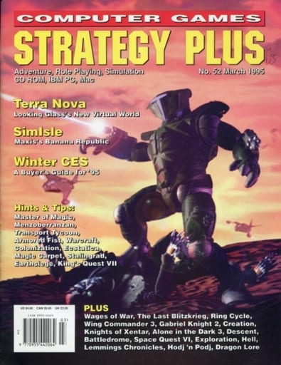 Game magazine COMPUTER GAMES STRATEGY PLUS No.52 March 1995 Games ...