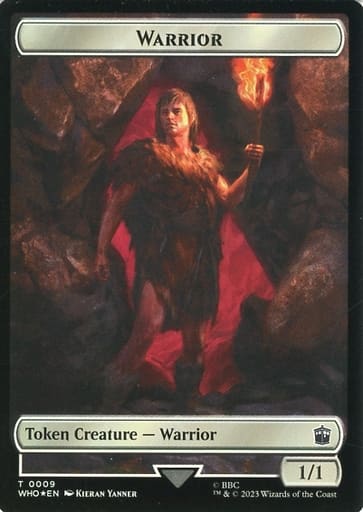 0009 / 0017 [Token] : 【 WHO 】 【 FOIL 】 WARRIOR/BEAST / Warrior / Beast ...