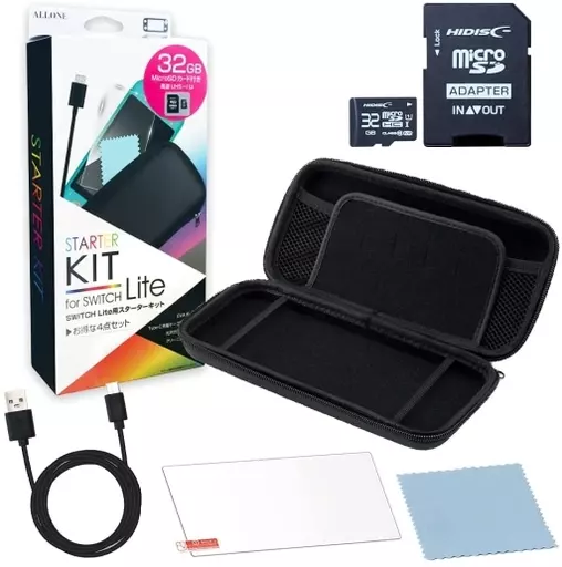 Nintendo switch hardware Starter Kit Memory Set for Lite (for Switch ...