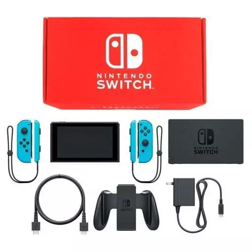 Nintendo Switch Body Color Customization / Joy-Con (L/R) Neon Blue / Joy-COn Strap : Neon Blue ...