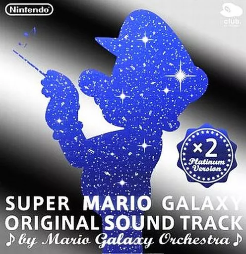 Animated CD SUPER MARIO GALAXY ORIGINAL SOUND TRACK PLATINUM VERSION ...