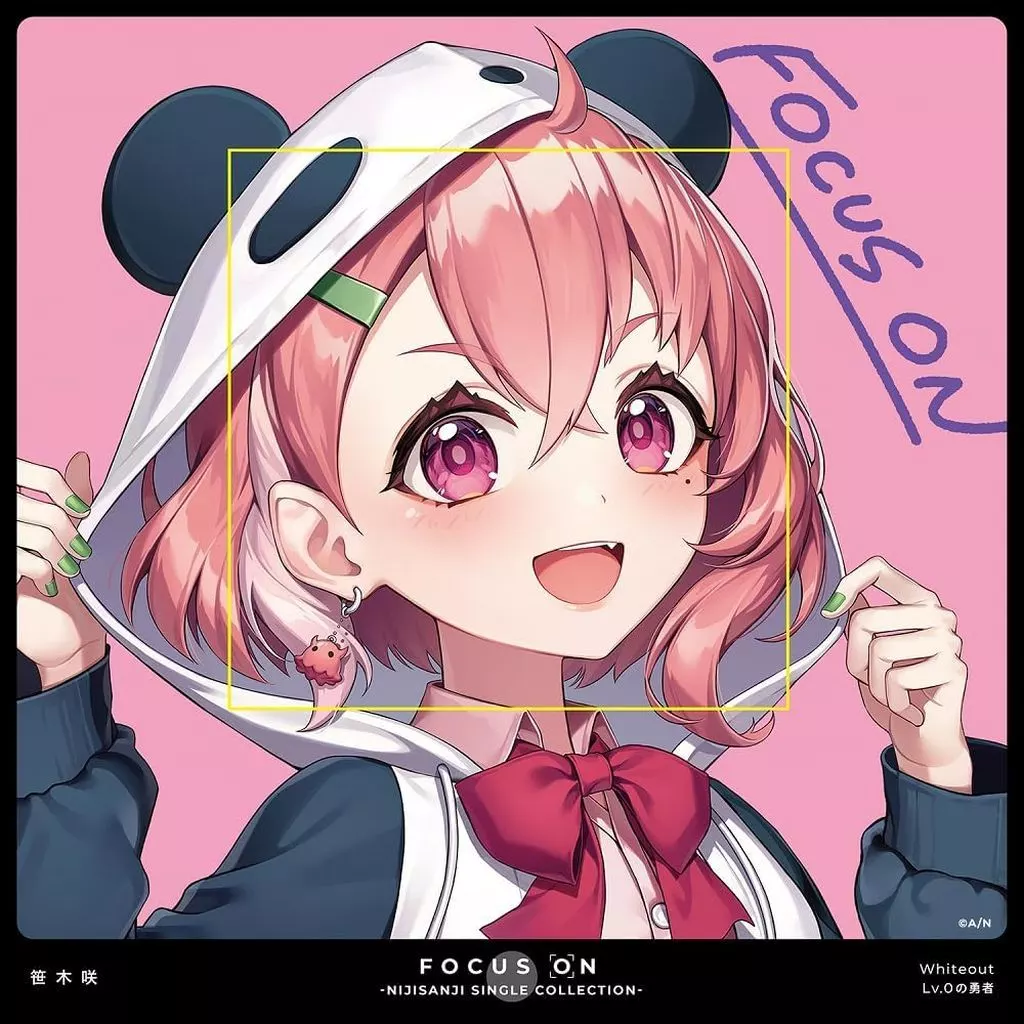 Animated CD "Nijisanji" Saki Sasaki / FOCUS ON - NIJISANJI SINGLE ...