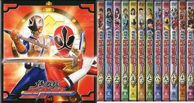 Incomplete) First edition complete 12-volume set with Samurai Sentai ...