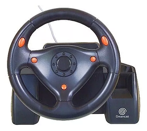 Dreamcast Hard DC Racing Controller (Condition : Malfunctioning product ...