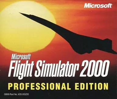Windows95/98 CD software Microsoft Flight Simulator 2000 Professional Edition (condition ...