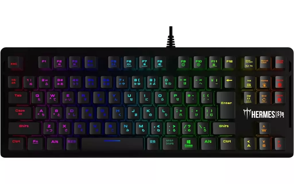 GAMDIAS Wired RGB Mechanical Gaming Keyboard [HERMES S1B] | PC | Suruga ...