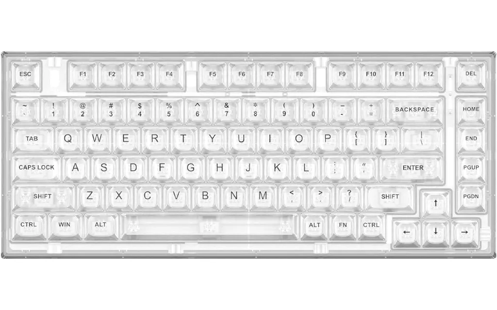 PC hardware YUNZII Wired / Bluetooth Mechanical Keyboard (White / Kailh ...