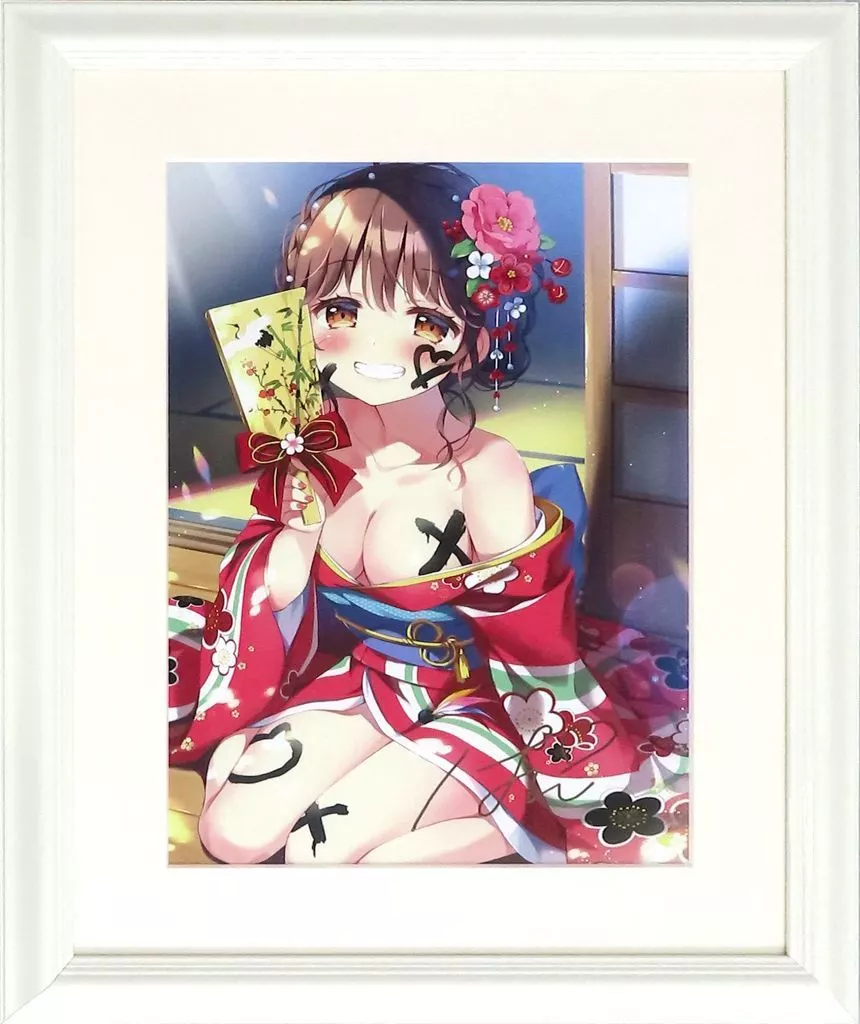 Cell pictures and original pictures Pan with handwritten signature Replica original Hanetsuki ...
