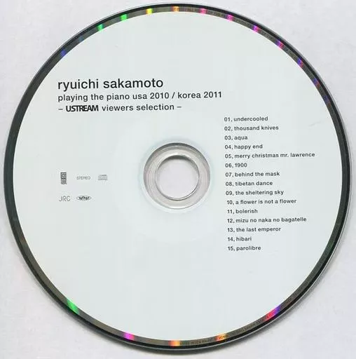 Japanese music CDs Ryuichi Sakamoto / playing the piano usa 2010/korea 2011-ustream viewers ...