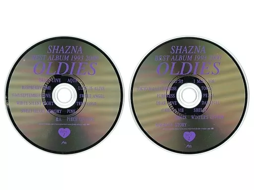 Japanese music CDs Shazna / BEST ALBUM 1993 2000 OLDIES (state : disk ...