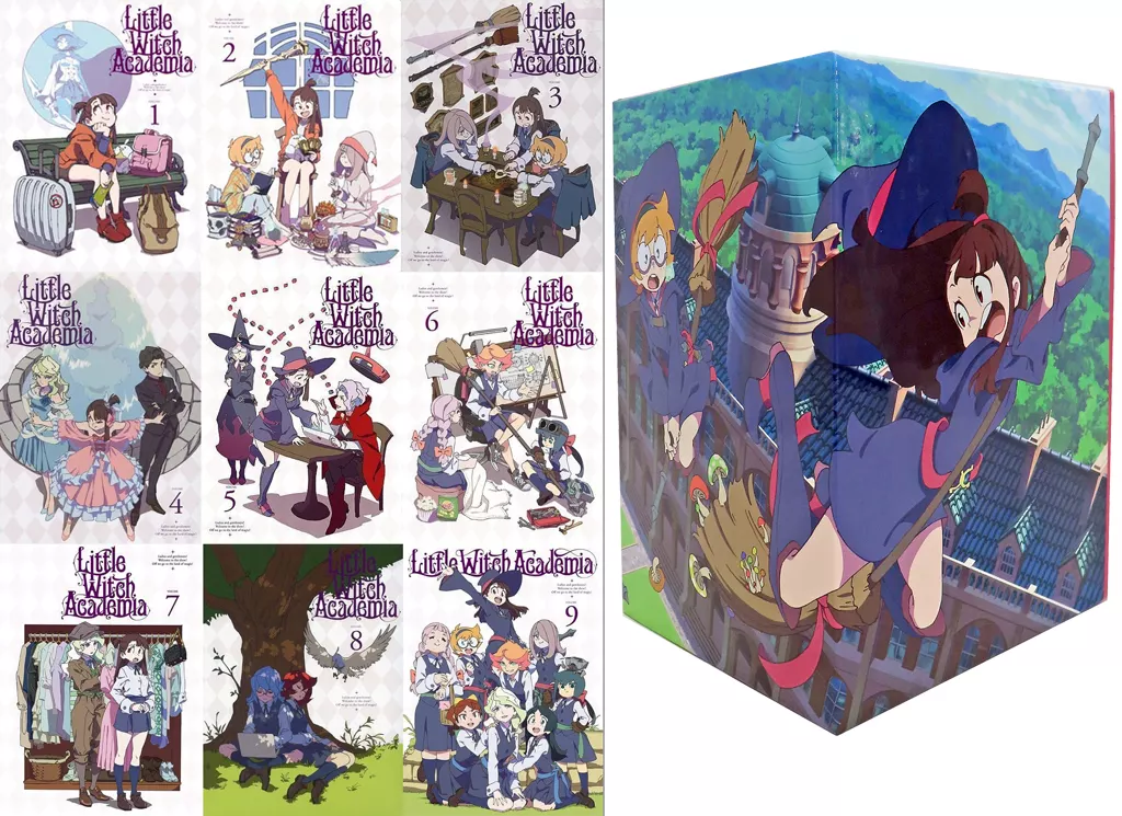 TV animation "Little Witch Academia" first production limited edition 9-volume set (with storage ...