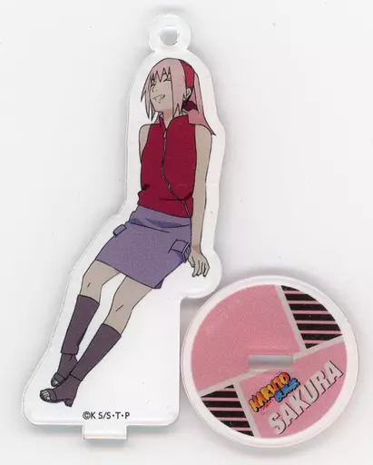 Miscellaneous goods Sakura Haruno Acrylic Stand Ball Chain "Fuji-Q ...
