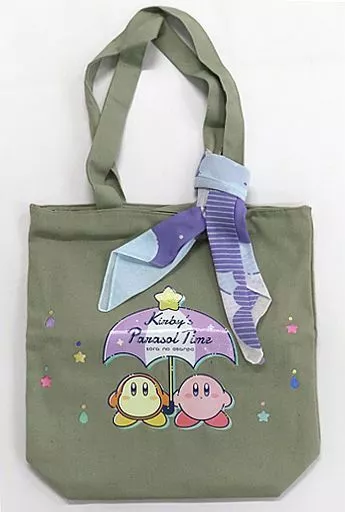 Miscellaneous goods Kirby's Parasol Time (grey) tote bag "Hoshi-no ...