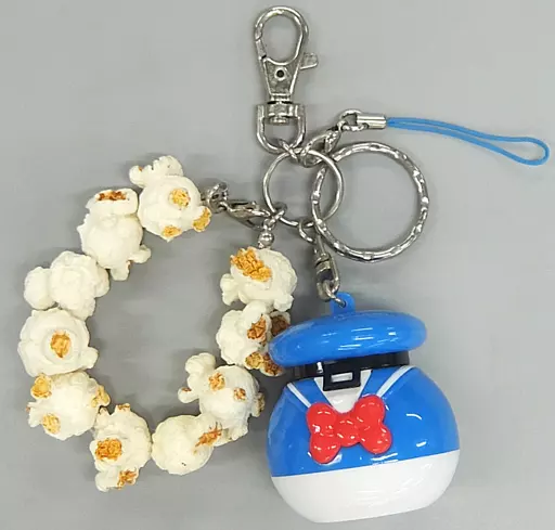 Miscellaneous goods Donald Duck Popcorn Bucket Motif Key Chain Strap ...