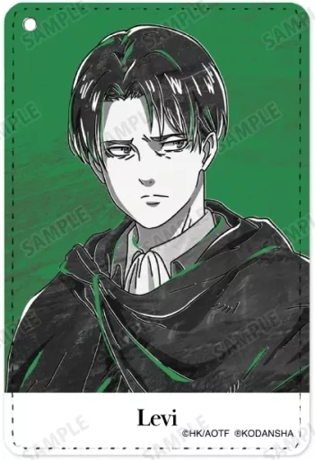Captain Levi, Ani-Art BLACK LABEL 1 Pocket Pass Case "Attack on Titan ...