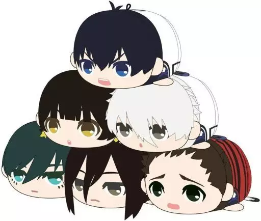 Key holder 6-Type Set "Blue Rock Pot Coro Mascot 3" | Goods ...