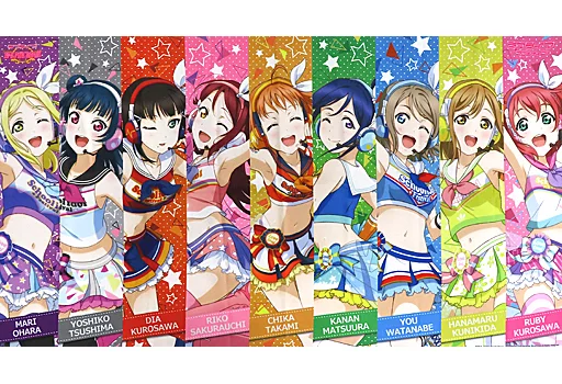 Towels and hand towels [Damaged Item] Aqours Memorial Microfiber Bath ...