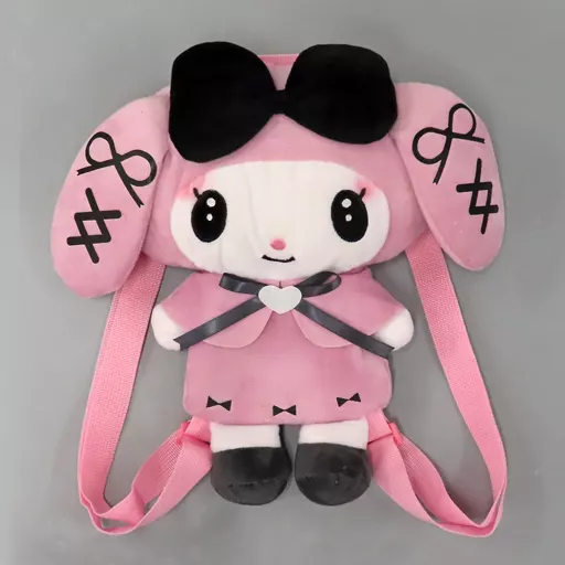 Bag My Melody Midnight Merokuro Plush toy Rucksack "My Melody Kuro ...
