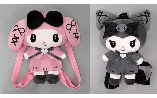 All 2 types set Midnight's Merokuro Plush toy backpack "My Melody ...